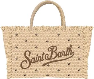 Saint Barth Femme, Sacs, Beige, Taille: ONE Size Colette Raffia Bag