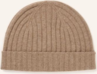 Strokesman's Strokesmans Cashmere-M&uuml;tze beige