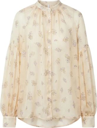 Imperial Femme, Blouses et Chemises, Beige, Taille: 36 FR Camicia