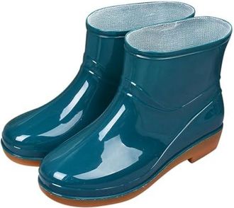 Generic Chaussures caoutchouc pour femme Bottes pluie imperm&eacute;ables antid&eacute;rapantes enfiler en unisexes Compris la Semelle int&eacute;rieure Isolation thermique hiver 