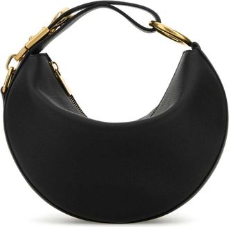 Burberry Femme, Sacs, Noir, Taille: ONE Size Knight Arc Leather Shoulder Bag