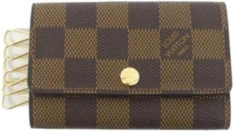 Louis Vuitton Pre-owned Damier Porte-cl&eacute;s - Femme - Pre-owned - Brun - Taille: ONE Size