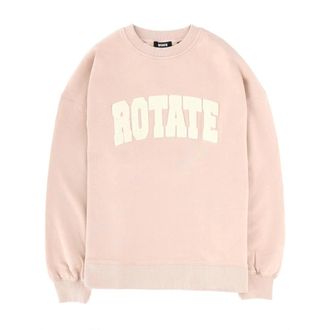 Rotate Heavy Sweat Crewneck - - Sweatshirts & Hoodies - Damen - Rosa - M