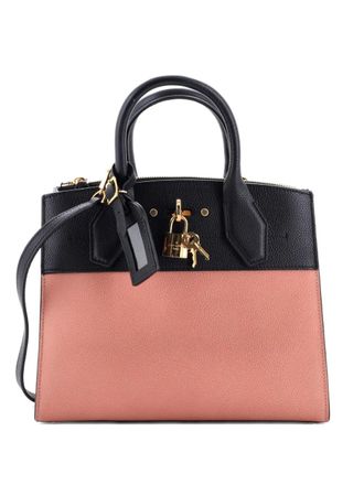 Louis Vuitton sac &agrave; main City Steamer en cuir - Noir