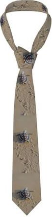 Generic Cravates Homme Plage De Sable Des Tortues Marines Confortable Necktie &Eacute;l&eacute;gant Cravate DAffaires Pour L&Eacute;cole F&ecirc;te Remise De Dipl&ocirc;me