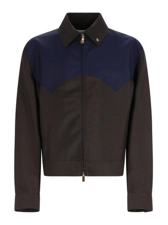 Versace Veste Casual - Marron