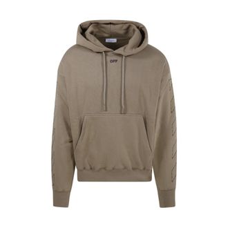 Off-white Off Stitch Skate Hoodie - - Sweatshirts & Hoodies - Herren - Beige - S