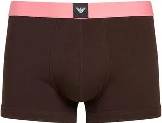 Emporio Armani Lot de 3 boxers unis en coton m&eacute;lang&eacute;