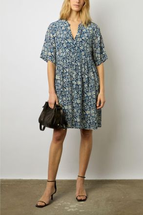 Gerard Darel Robe courte imprim&eacute;e - ELLENA - Indigo