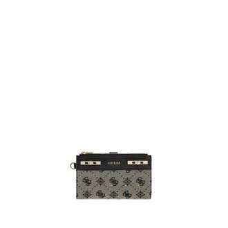 Guess Portefeuille logotyp&eacute; avec zip