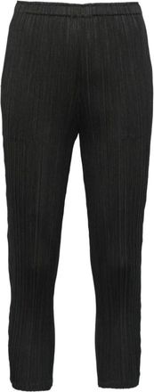 Issey Miyake Femme, Pantalons, Noir, Taille: 40 FR Pantalon Slim-fit