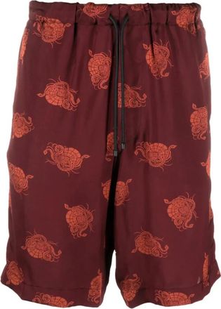 Dries Van Noten Homme, Shorts, Rouge, Taille: S Shorts Casual