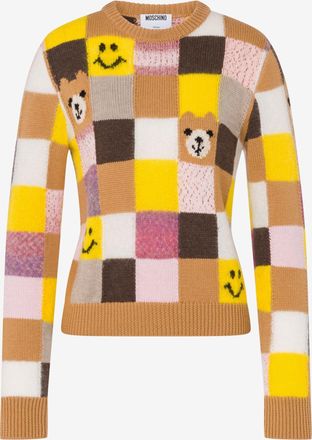 Moschino Pullover aus Wolle und Kaschmir - Bunt