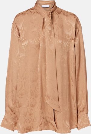 Stella McCartney Bedruckte Bluse aus Jacquard