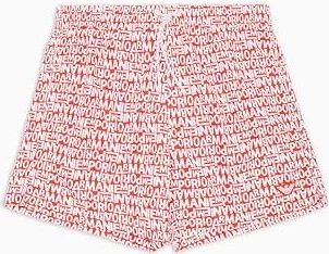 Emporio Armani Mid Boxer Maillot de Bain, Red.COM/Blanc, XL Homme