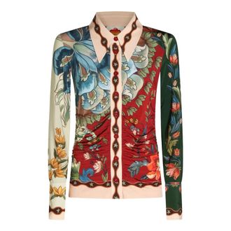 Farm Rio Lunar Boho Hemd mit Kn&ouml;pfen - - Blouses & Shirts - Damen - Mehrfarbig - S