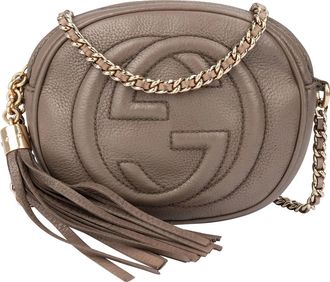 Gucci Crossbody Bags - Gucci Leather GG Soho Crossbody Bag - Gr. unisize - in Bunt - f&uuml;r Damen