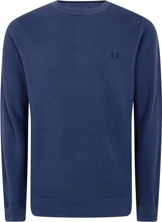 Fred Perry Homme, Pulls, Bleu, Taille: S Pulls &agrave; col rond