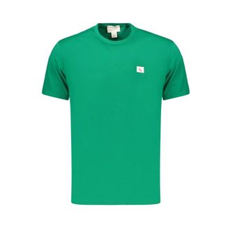 Calvin Klein T-shirts - Homme - Tops - Vert - Taille: 2XL