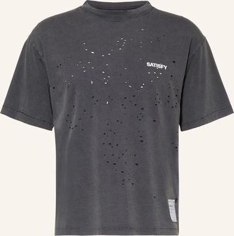 SATISFY Satisfy Laufshirt Mothtech schwarz