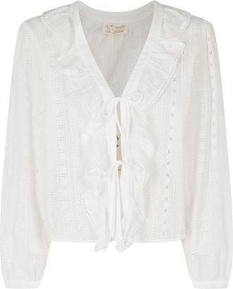 MC2 Saint Barth Femme, Blouses et Chemises, Blanc, Taille: 40 FR Evie