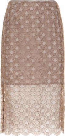 Rotate Rotate Birger Christensen, Femme, Jupes, Gris, Taille: 38 FR Jupe Mulani