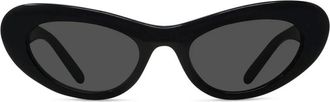 Loewe Femme, Accessoires, Noir, Taille: 52 MM Lw40156U Slim Lunettes de soleil