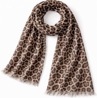 Collezione Alessandro Schal Leo Print