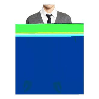 Thom Browne Homme, Pulls, Gris, Taille: XL Cardigan Classique Col V en Laine M&eacute;rinos avec D&eacute;tail 4 Barres