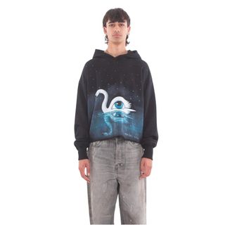 Misbhv Misbhv, Homme, Sweatshirts et sweats &agrave; capuche, Noir, Taille: L Olbinski Edition Crystal Swan Sweat &agrave; capuche