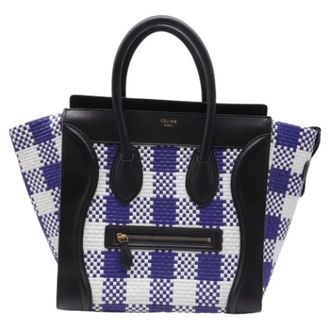 Celine Pre-owned Mini Luggage Plaid Tote Bag - - Pre-owned - Damen - Mehrfarbig - ONE SIZE