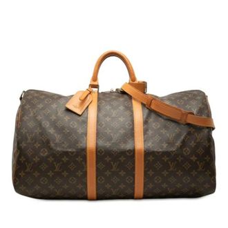 Louis Vuitton Pre-owned Keepall Bandouliere 55 - Femme - Pre-owned - Brun - Taille: ONE Size