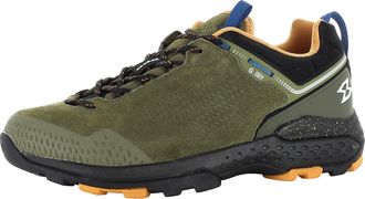 Garmont Groove G-Dry Herren,Männer Trekkingschuhe,Wanderhalbschuhe,Echtleder,Wasserdicht,Wanderhalbschuhe,Mens,Olive Green/Yellow,41.5 EU / 7.5 UK
