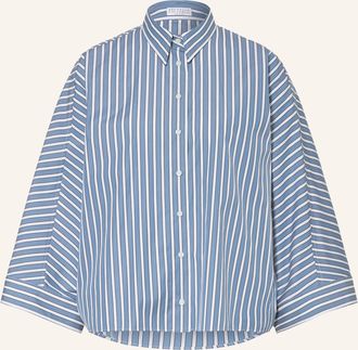 Brunello Cucinelli Brunello Cucinelli Oversized-Hemdbluse Mit 3/4-Arm blau