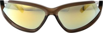 Balenciaga Lunettes De Soleil - Marron