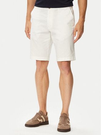 Bugatti Stoffshorts 4379-16441E Wei&szlig; Regular Fit