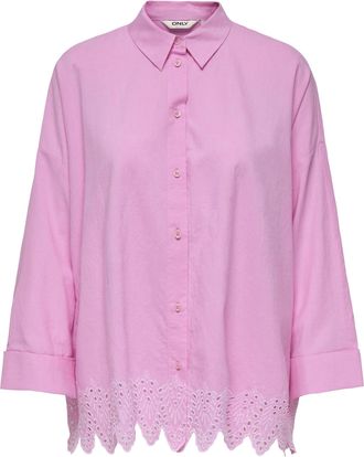 Only Onlgraces Tulum Ls Emb Shirt WVN