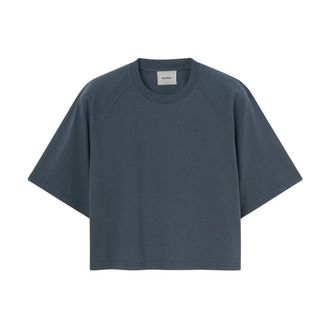 Halfboy Power Turbulence T-Shirt - - Tops - Damen - Blau - L