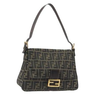 Fendi Pre-owned Zucca Canvas Shoulder Bag - Femme - Pre-owned - Brun - Taille: ONE Size