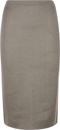 SA SU PHI Femme, Jupes, Gris, Taille: 36 FR Jupe crayon en soie