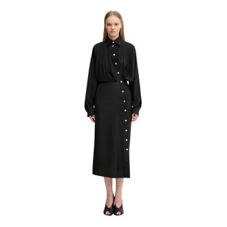 Sportmax Maranta Hemdbluse - - Dresses - Damen - Schwarzk - M