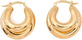 Panconesi Femme, Accessoires, Jaune, Taille: ONE Size Blow Up Huggies Earrings