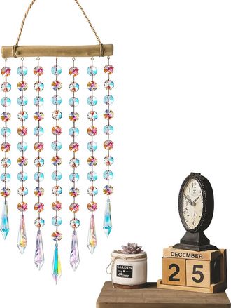 Generic Perlenkette zum Aufhängen: Traumfänger, Windspiel, Fensterprisma, Hersteller von Iris | Traumfänger für Fenster für drinnen und draußen, bunte Kunst