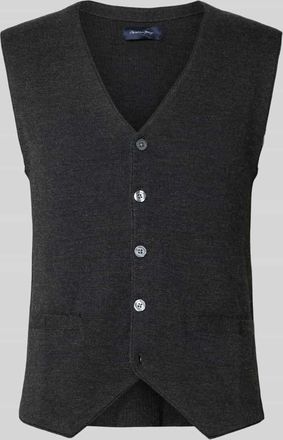 Christian Berg Slim Fit Weste aus Woll-Mix