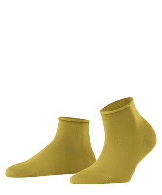 Falke Damen Socken Cotton Touch W Sso Baumwolle einfarbig 1 Paar, Gelb Nugget 1222, 35-38
