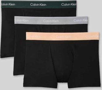 Calvin Klein Underwear Regular Fit Trunks aus Baumwoll-Mix im 3er-Pack