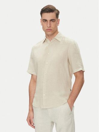 HUGO BOSS Hemd 50537382 Beige Regular Fit