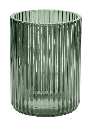 Kleine Wolke Zahnputzbecher Antoinette, Accessoires, Farbe Olivgr&uuml;n, Material: Glas