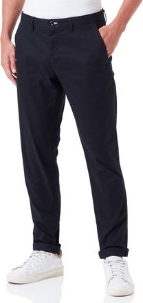 GANT Herren Slim Tech Prep Chinos Klassische Hose, Schwarz, 34W / 32L EU