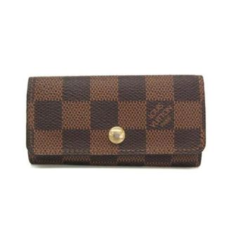 Louis Vuitton unisex, Pre-owned, Brun, Taille: ONE Size Porte-cl&eacute;s en toile Pre-owned